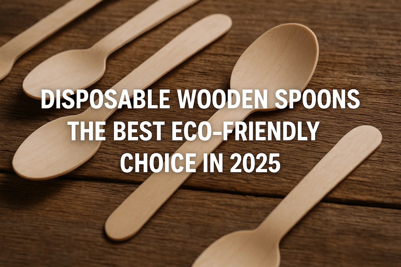 Disposable Wooden Spoons – The Best Eco-Friendly Choice in 2025 - Ecoware
